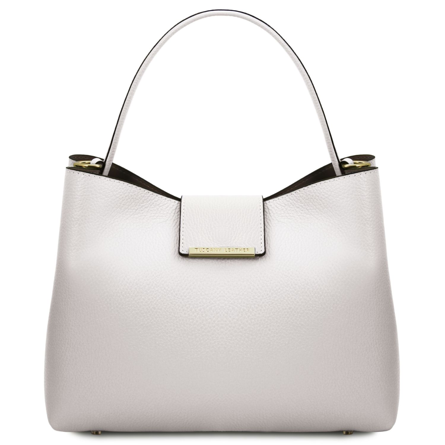 Clio Leather Secchiello bag White TL142356